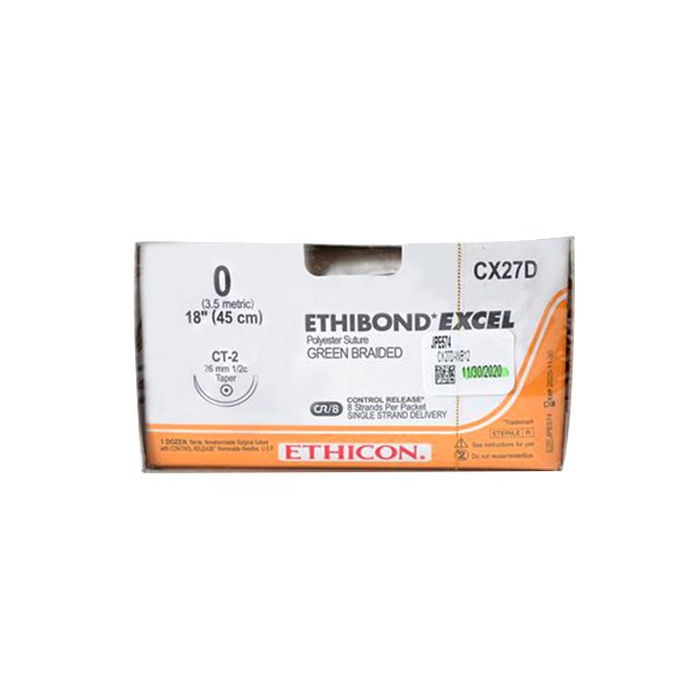 Ethicon Suture Ethibond Excel0 Ct-2 (Box Of 12) | Marks Electronic